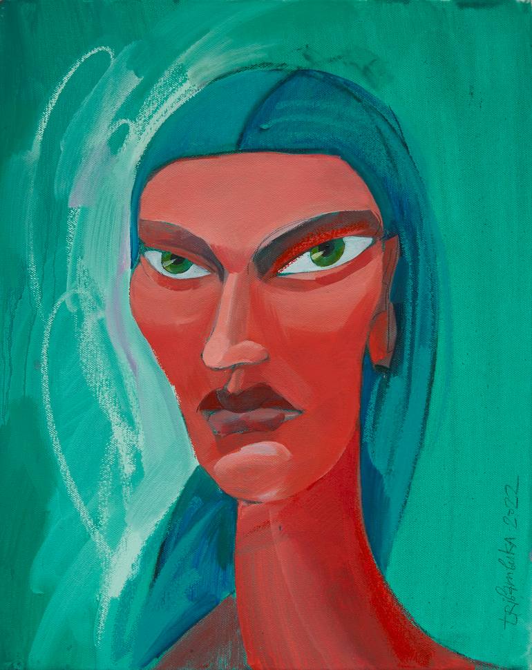 Fury (Megaera) Painting by Anastasia Tribambuka | Saatchi Art