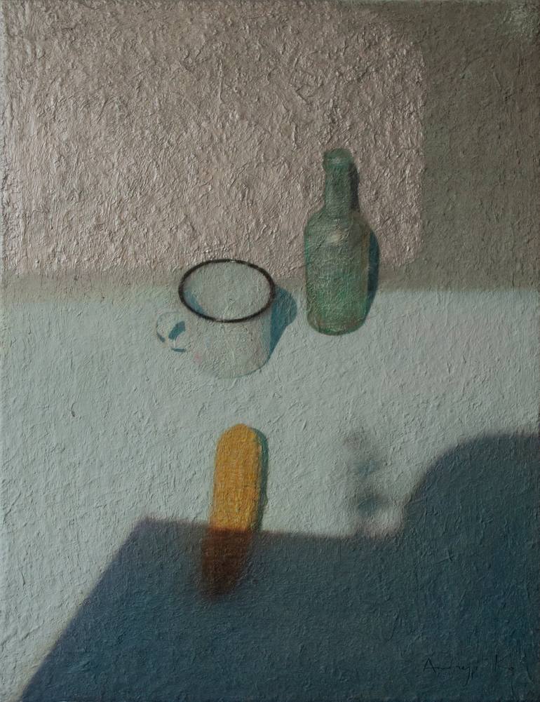 The Kitchen Table on One Sunny Morning Painting by Andrejs Ko | Saatchi Art
