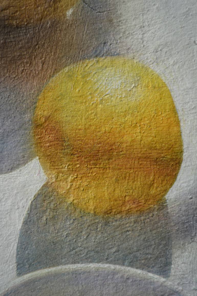 A Mug of Milk, Two Lemons, and Sunlight Painting by Andrejs Ko | Saatchi Art