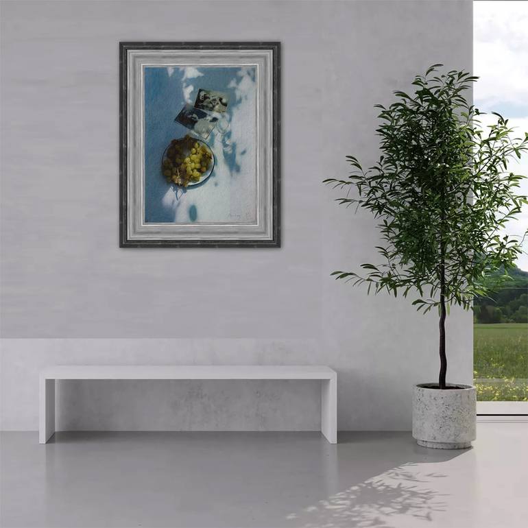 Still Life with Old Photographs Painting by Andrejs Ko | Saatchi Art