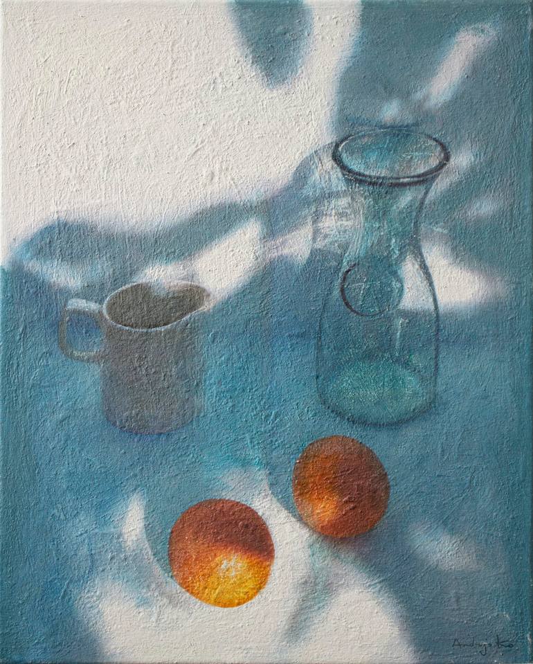 Two oranges Painting by Andrejs Ko | Saatchi Art