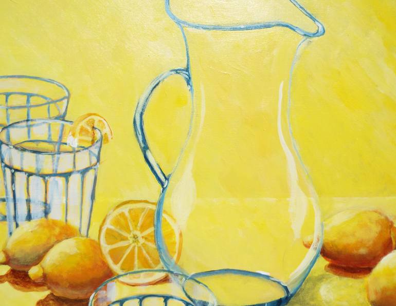 Let's Make Lemonade Painting by Calvert Brown | Saatchi Art