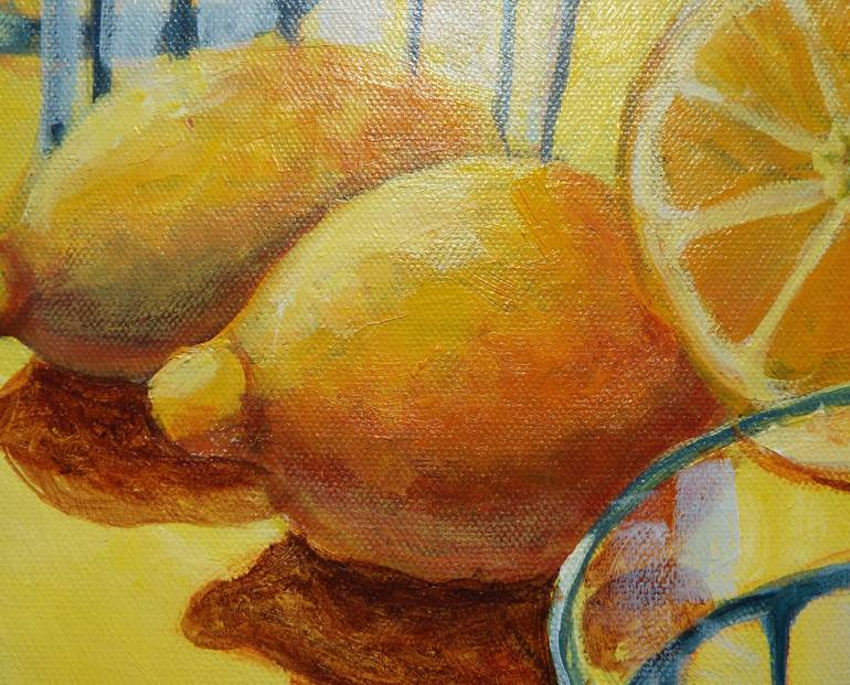 Let's Make Lemonade Painting by Calvert Brown | Saatchi Art