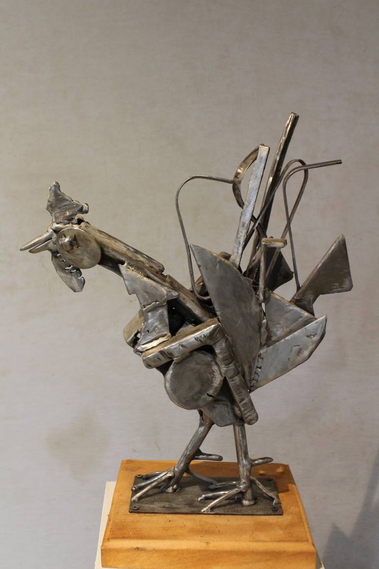 Rooster Sculpture by Kurt Schultz | Saatchi Art