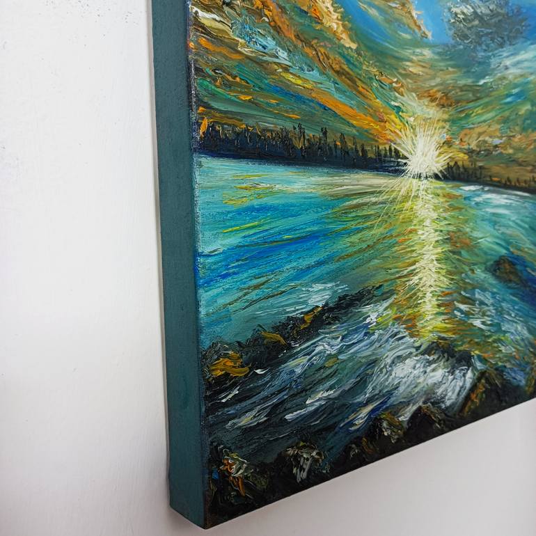 Sea sunset in Haiti Painting by Irina Minevich | Saatchi Art