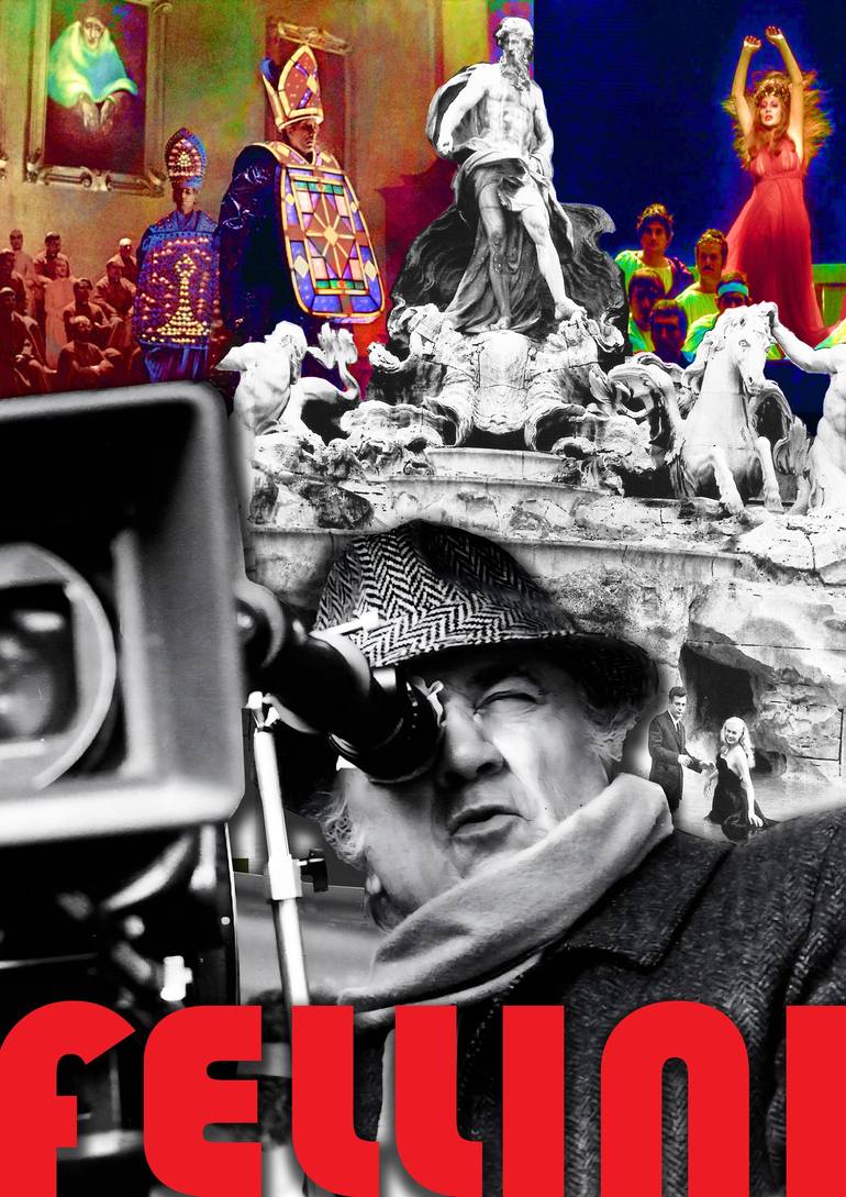 Federico Fellini - An Italian film director Digital by Stuart Hicking ...