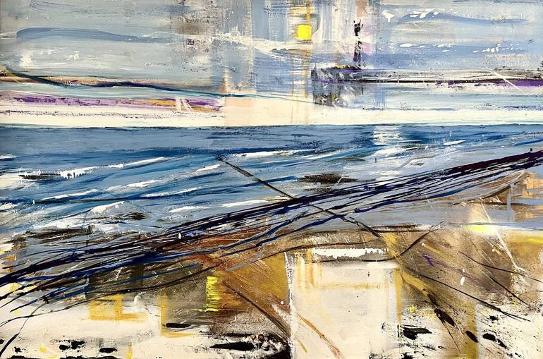 Mareterra Painting by Stefania Francesca Turco | Saatchi Art