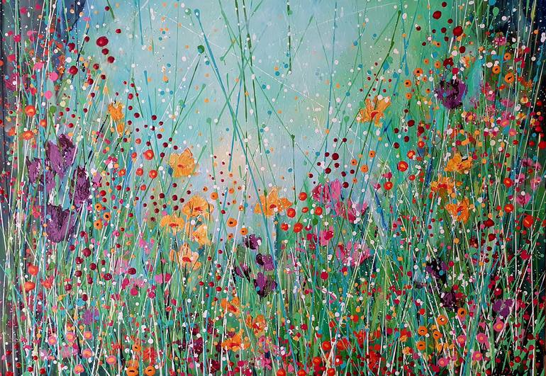 Enchanted - Meadow of Stillness Painting by Karnish Art | Saatchi Art