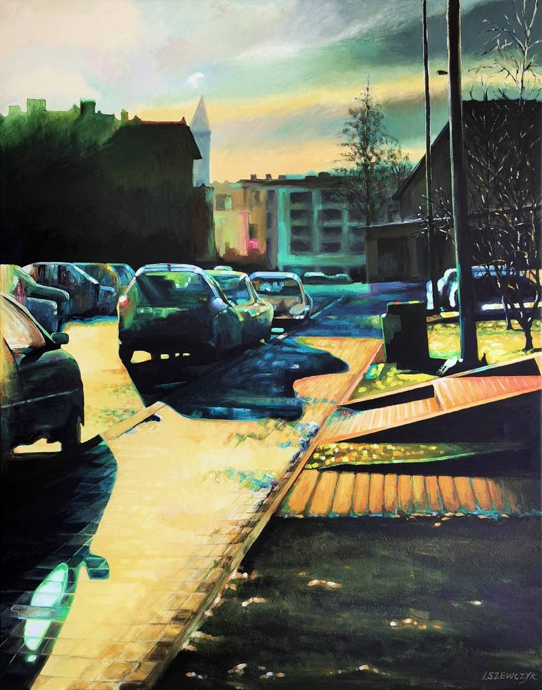 Squint your eyes Painting by Izabela Szewczyk-Martin | Saatchi Art