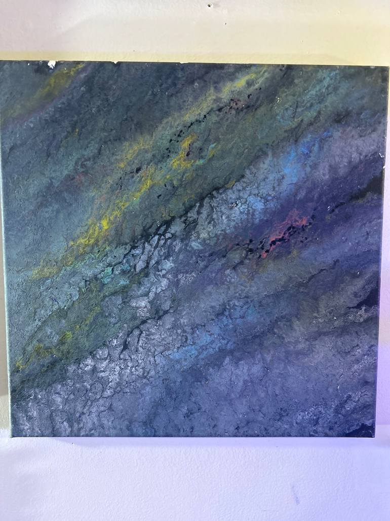 Blue Angles Painting by Cora Davis | Saatchi Art