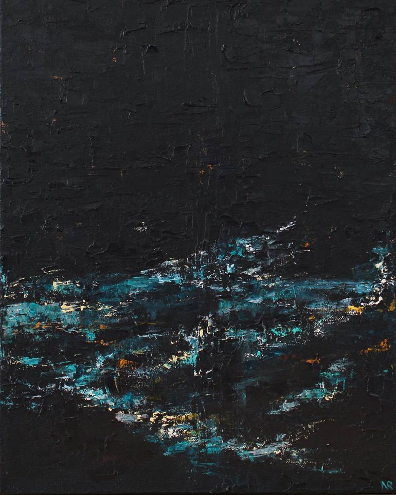 Dead inside. The ocean inside Painting by Natalie Reyne | Saatchi Art