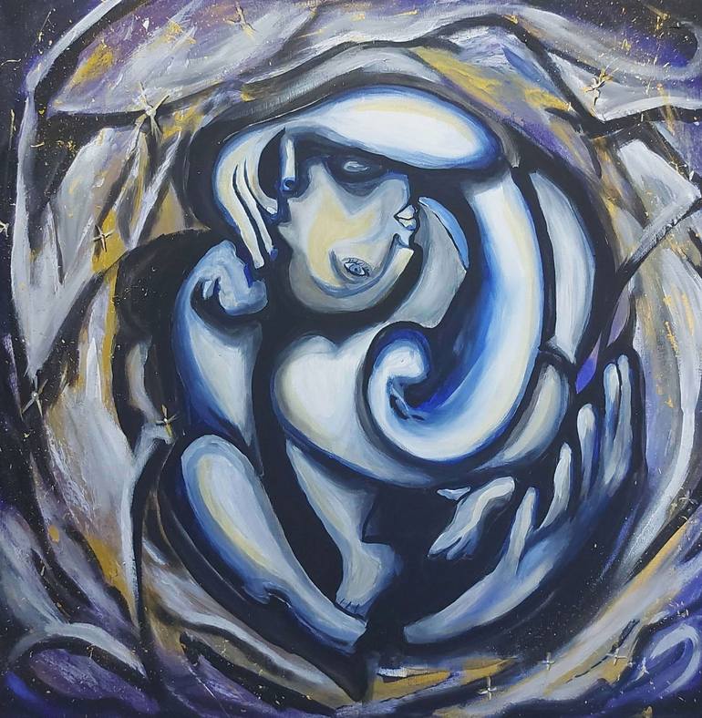 The black whole Painting by adina sisca | Saatchi Art
