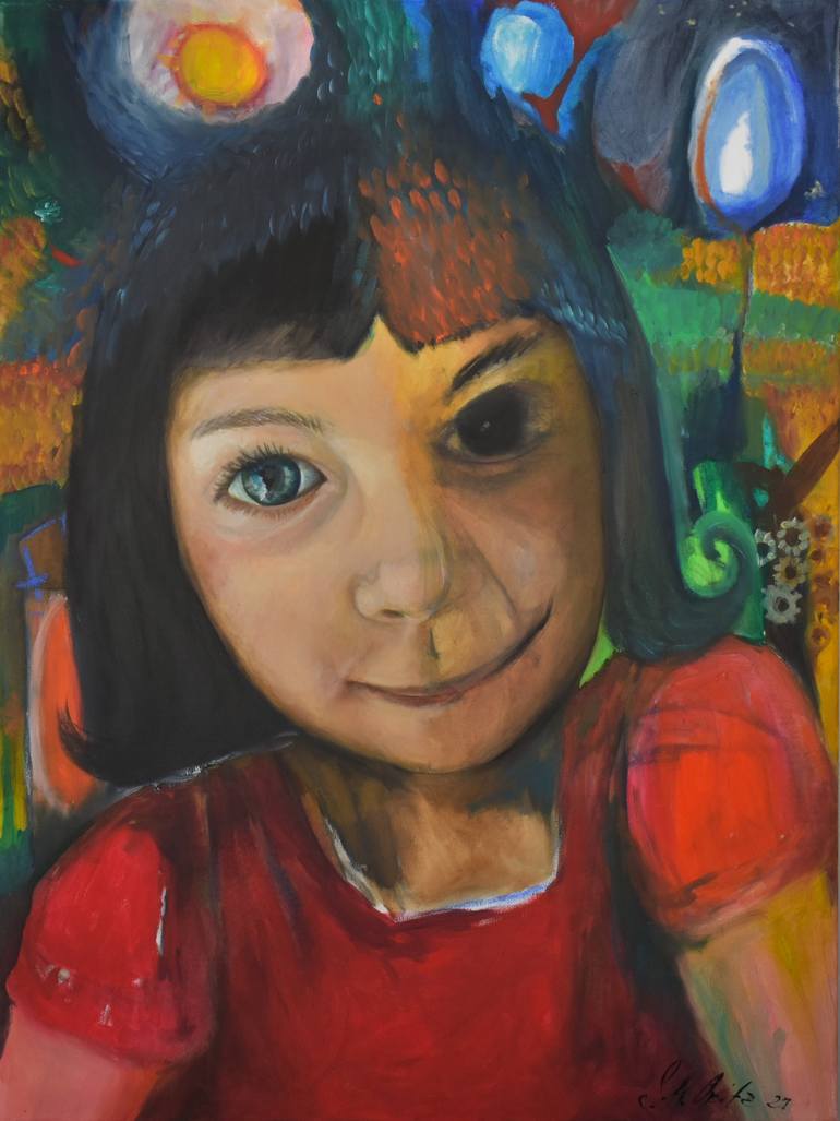 Zwei Seiten Painting by Sindy Hirsch- Opitz | Saatchi Art