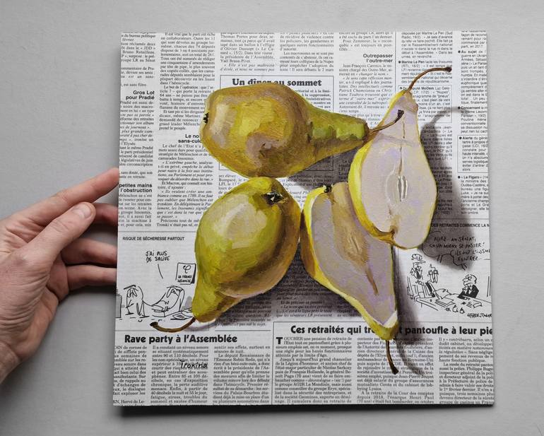 Pears Painting by Elena Tronina | Saatchi Art