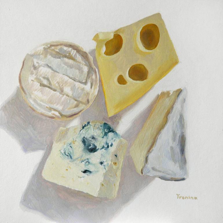 Cheese Painting by Elena Tronina | Saatchi Art