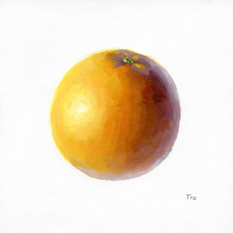 Orange Painting by Elena Tronina | Saatchi Art