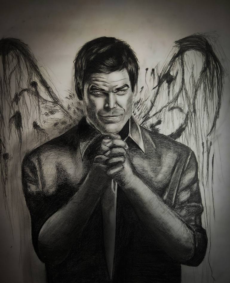 Dexter Morgan Drawing by hady abdelhady | Saatchi Art