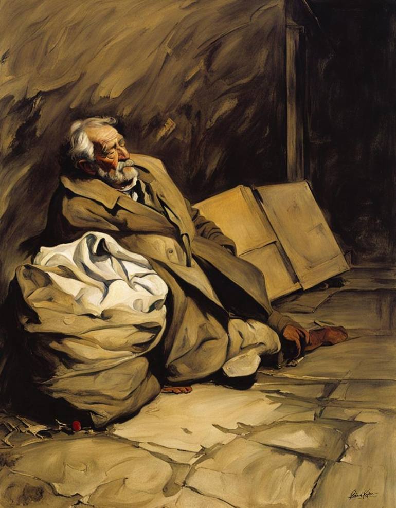 Homeless in America 5 Digital by The Poor Starving Artist | Saatchi Art