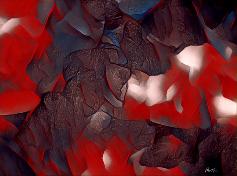 A Touch of Red Digital by Richard Kaplan | Saatchi Art