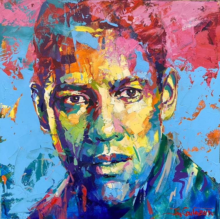 Denzel Washington Painting by Jos Coufreur | Saatchi Art