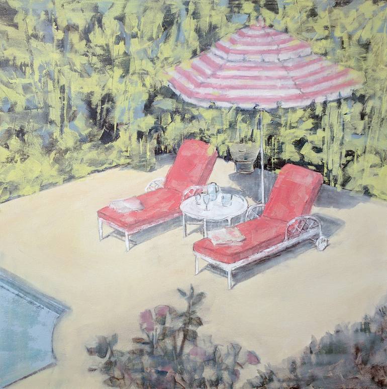 La Vie En Rose Painting by J M Culver | Saatchi Art