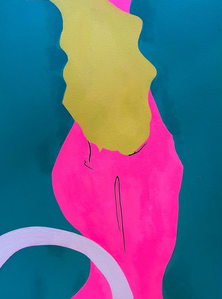 Harimeow Painting by Lisa Sari Lutgen | Saatchi Art
