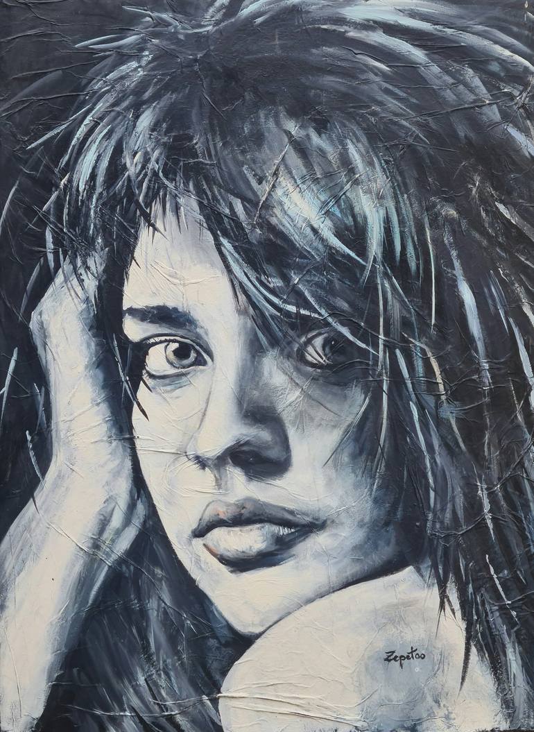 Morgane Painting by Patrick Boceno | Saatchi Art