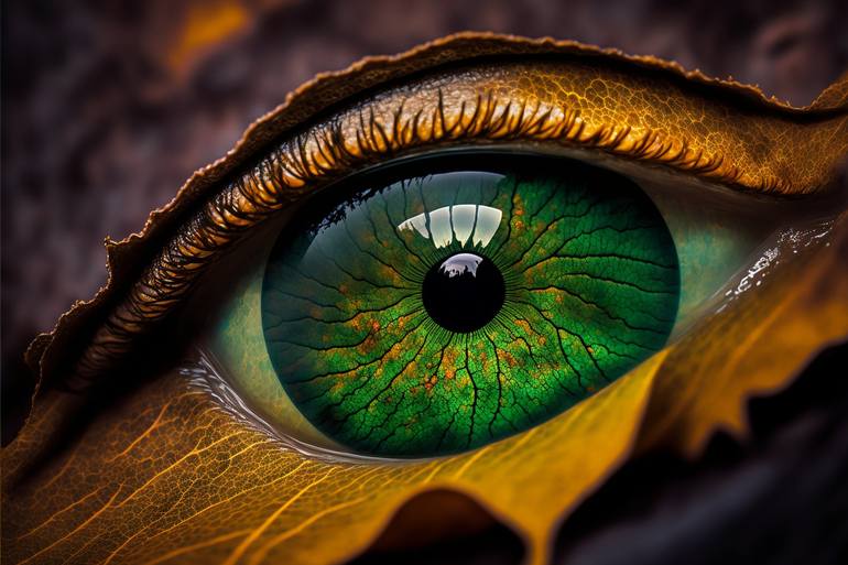 the eye of nature Digital by Andreas Gundhardt | Saatchi Art