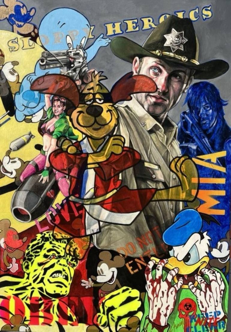 Sloppy Heroics Painting by Craig Knight | Saatchi Art