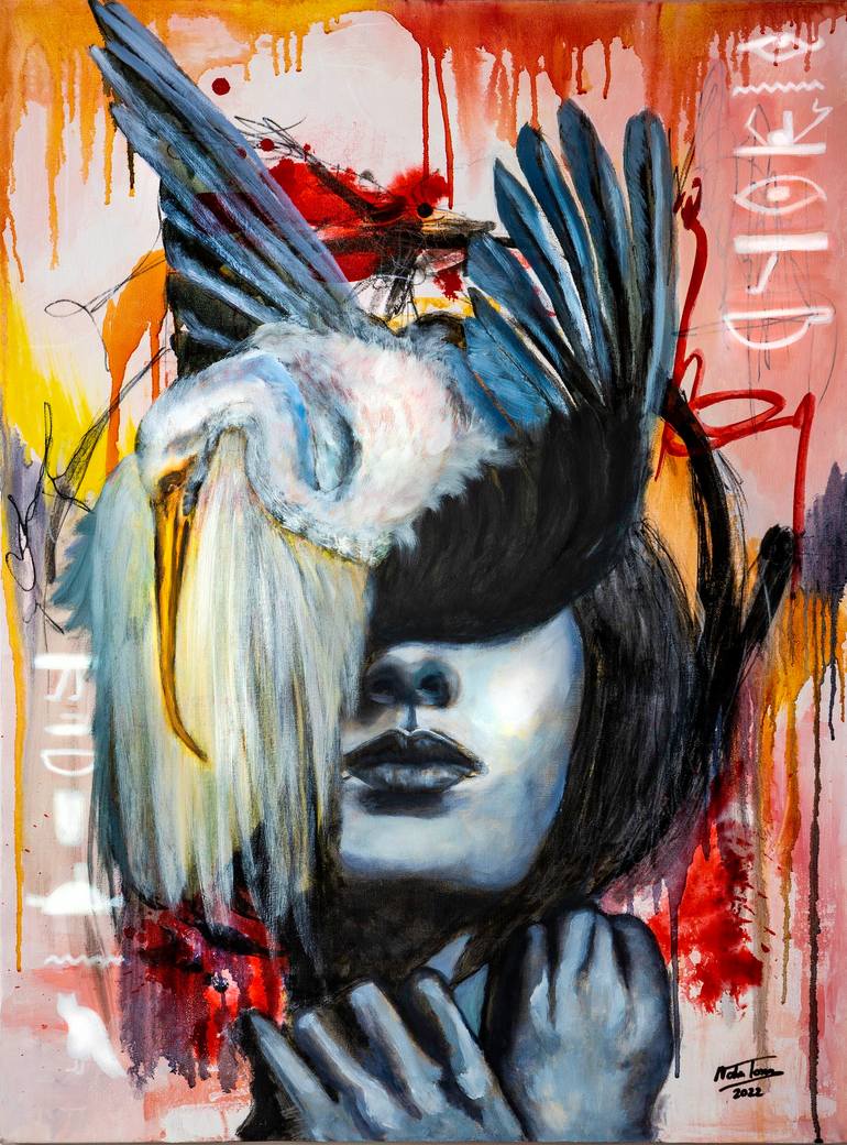 Thoth Painting by Noha Tosson | Saatchi Art