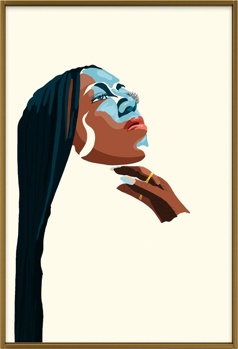 Self Portrait Digital by Denise Coke | Saatchi Art