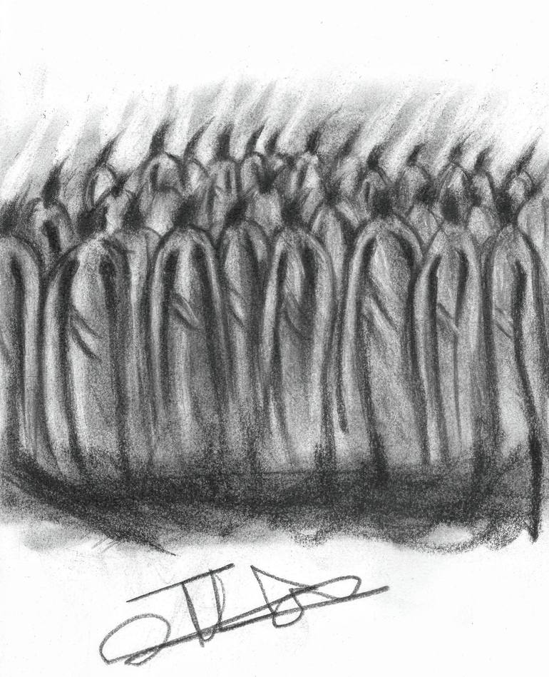 Pentecost Drawing by Tlog Art | Saatchi Art