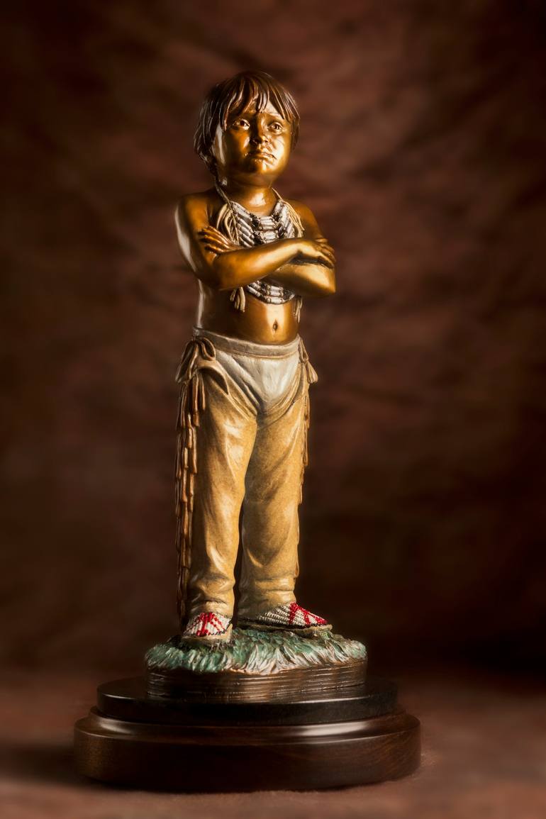 Little Brave Sculpture by Misty Soderberg | Saatchi Art