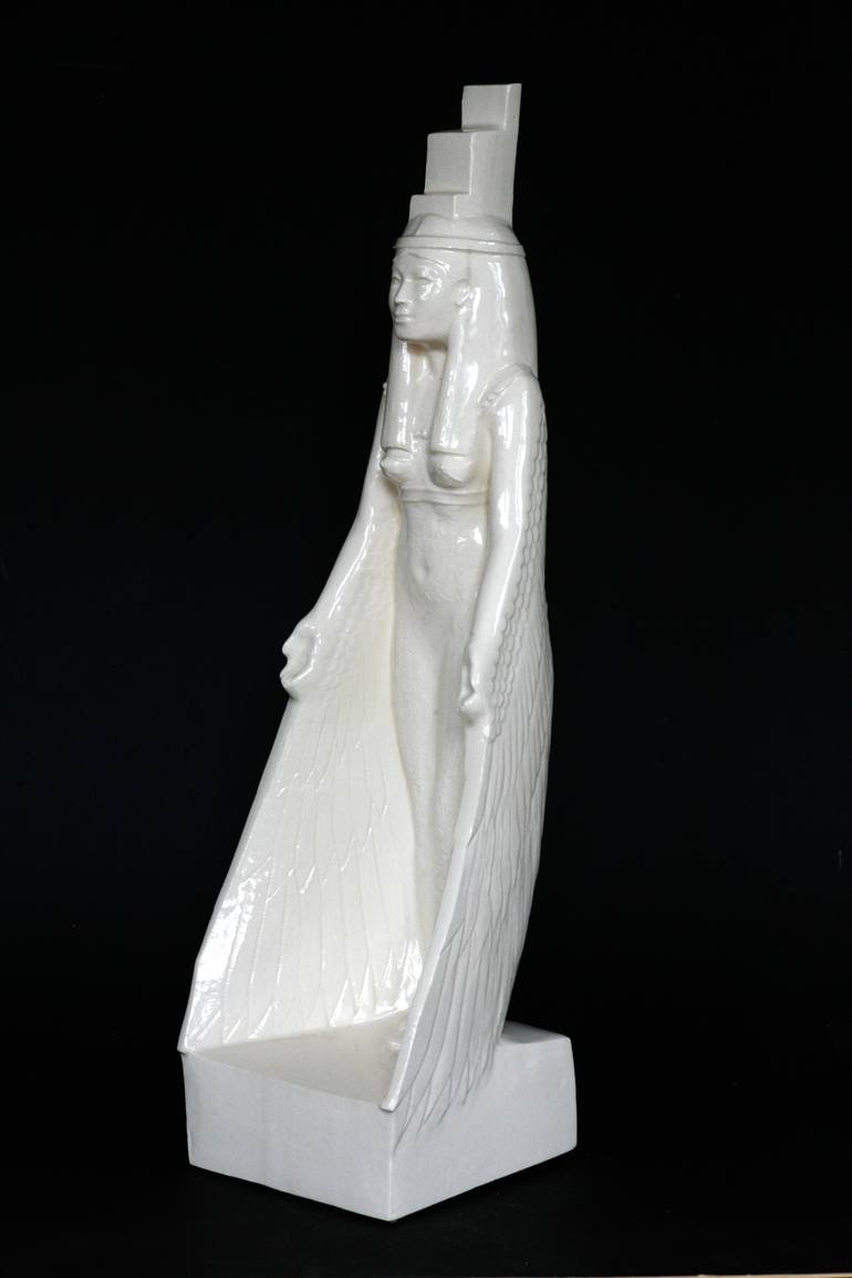 Isis Goddess Statue - Ancient Egyptian Goddess Sculpture by Michael ...