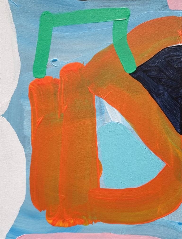 Reverse Push Painting by Amanda Childs | Saatchi Art