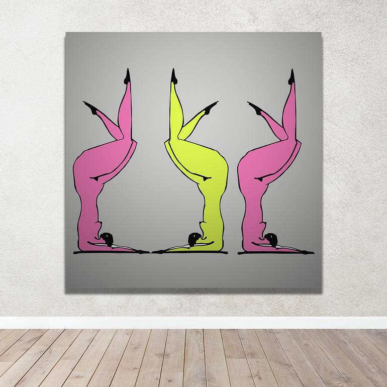 Bunnies Painting by Andrii Turianskyi | Saatchi Art