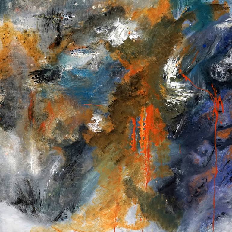 Autumn's Whispers Painting by Wei Xue | Saatchi Art