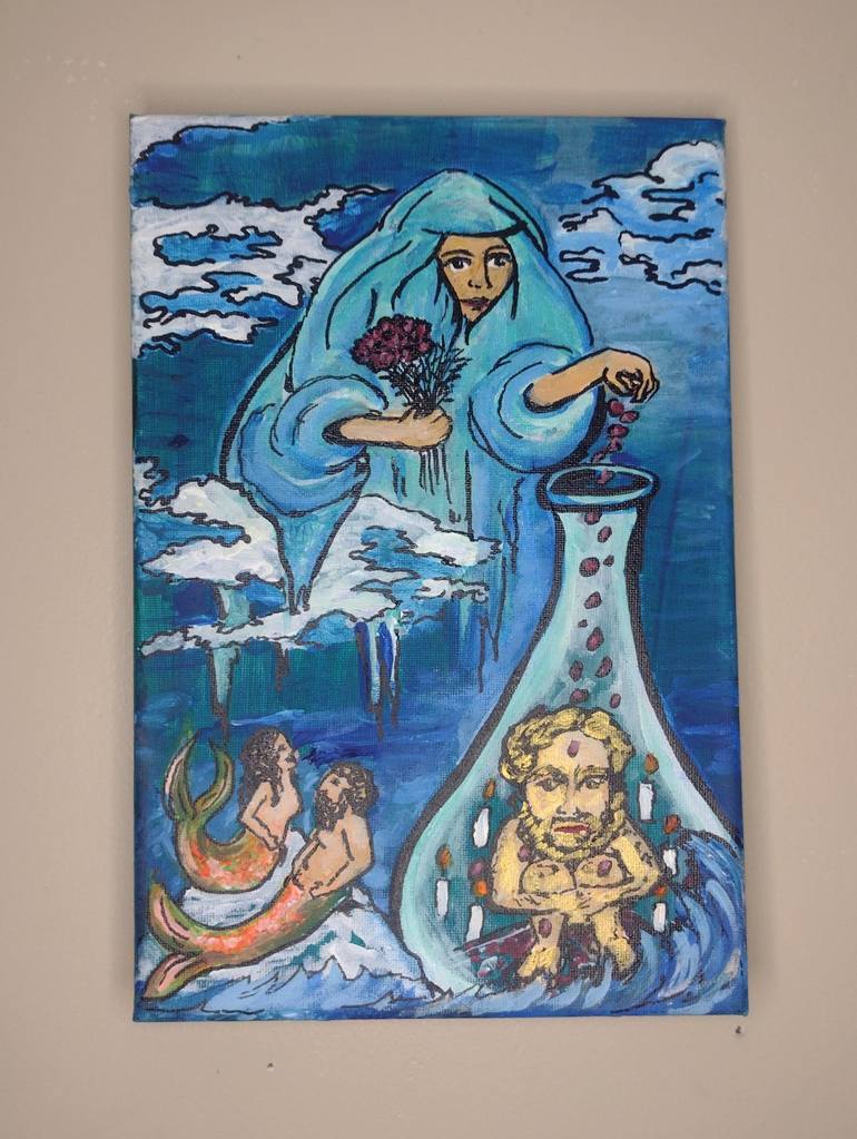 His Transmutation Painting by Siedeh Rezaei-Kamalabad | Saatchi Art