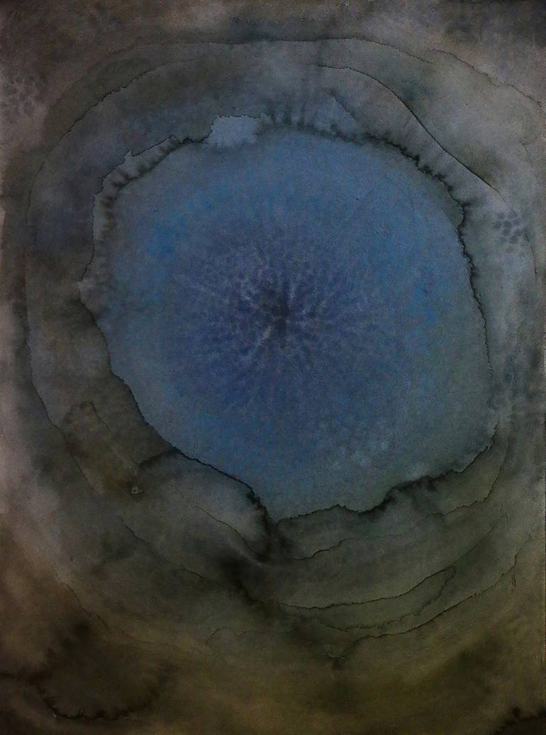 Water memory Painting by Mathew Kurian | Saatchi Art