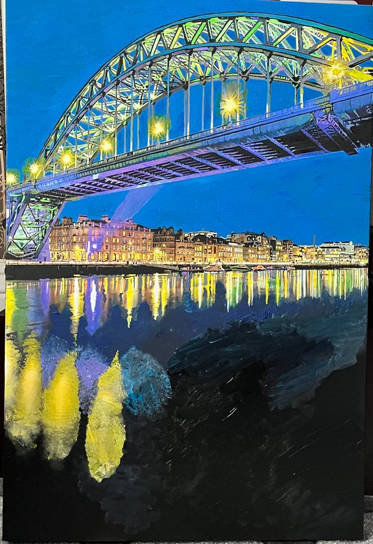 The Tyne Bridge Painting by David Mcdermott | Saatchi Art