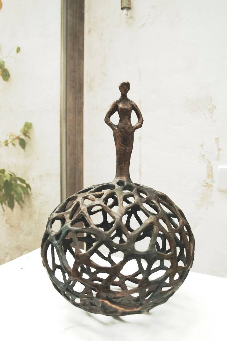 women in the world Sculpture by NURIA ROMAN | Saatchi Art