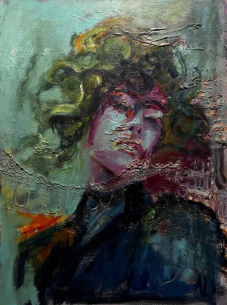 Elusive curls Painting by Alena Avramenko | Saatchi Art