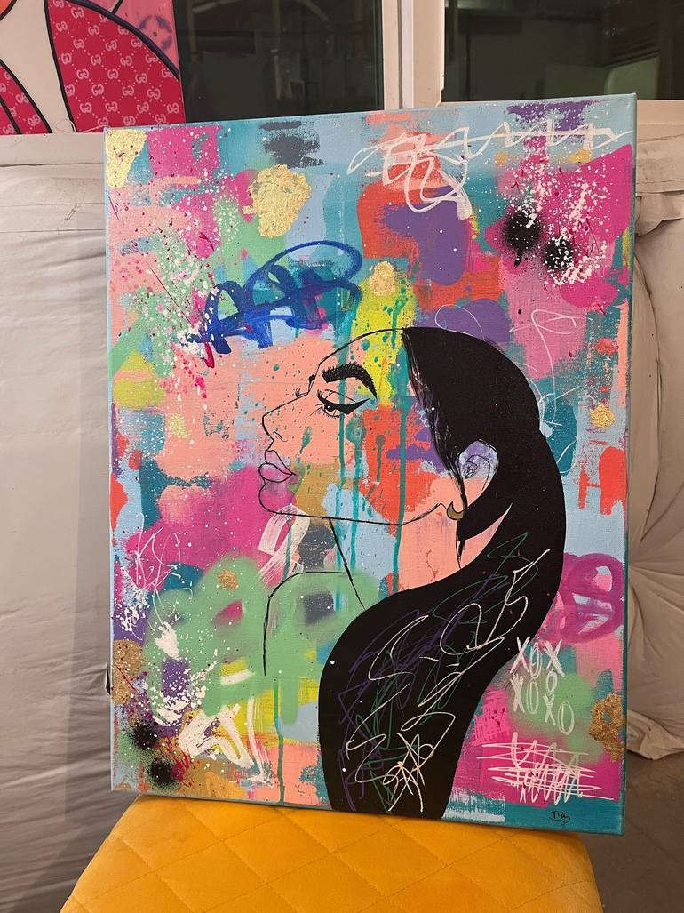 Golden Girl Painting by Sarah Stiff | Saatchi Art