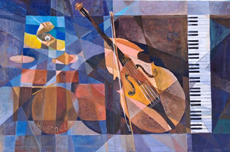 MUSCHEL – Symphony of Birth by Iuliia Kotenko Painting by Iuliia ...