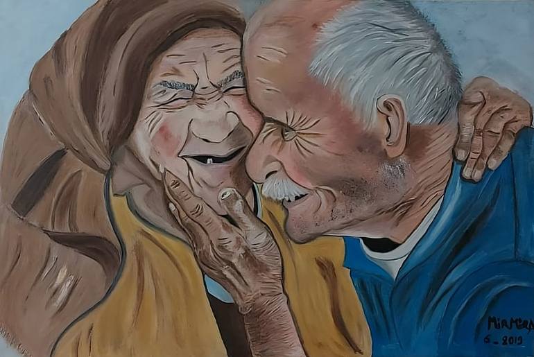 Unconditional Love Painting by Mireille Abboud | Saatchi Art