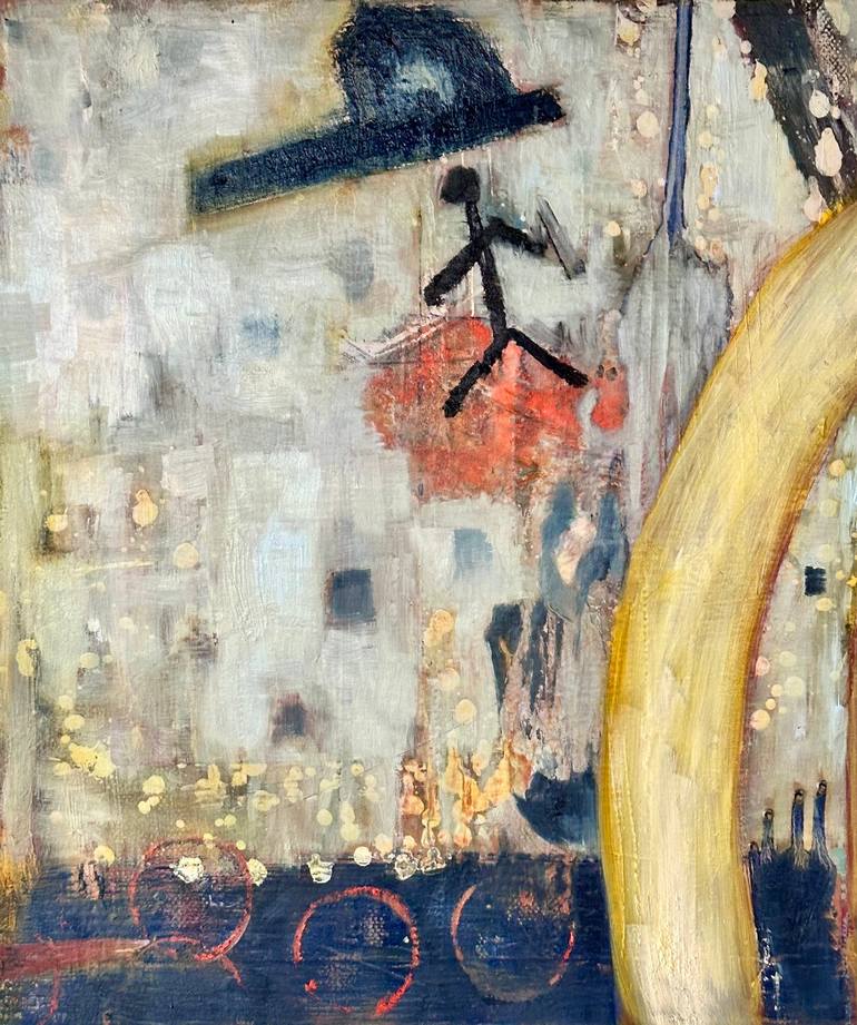 Top Hat Painting by J Emmett | Saatchi Art