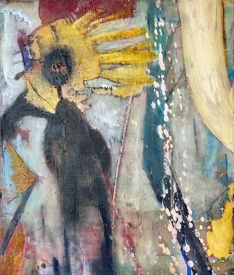 Sunflower Man Painting by J Emmett | Saatchi Art