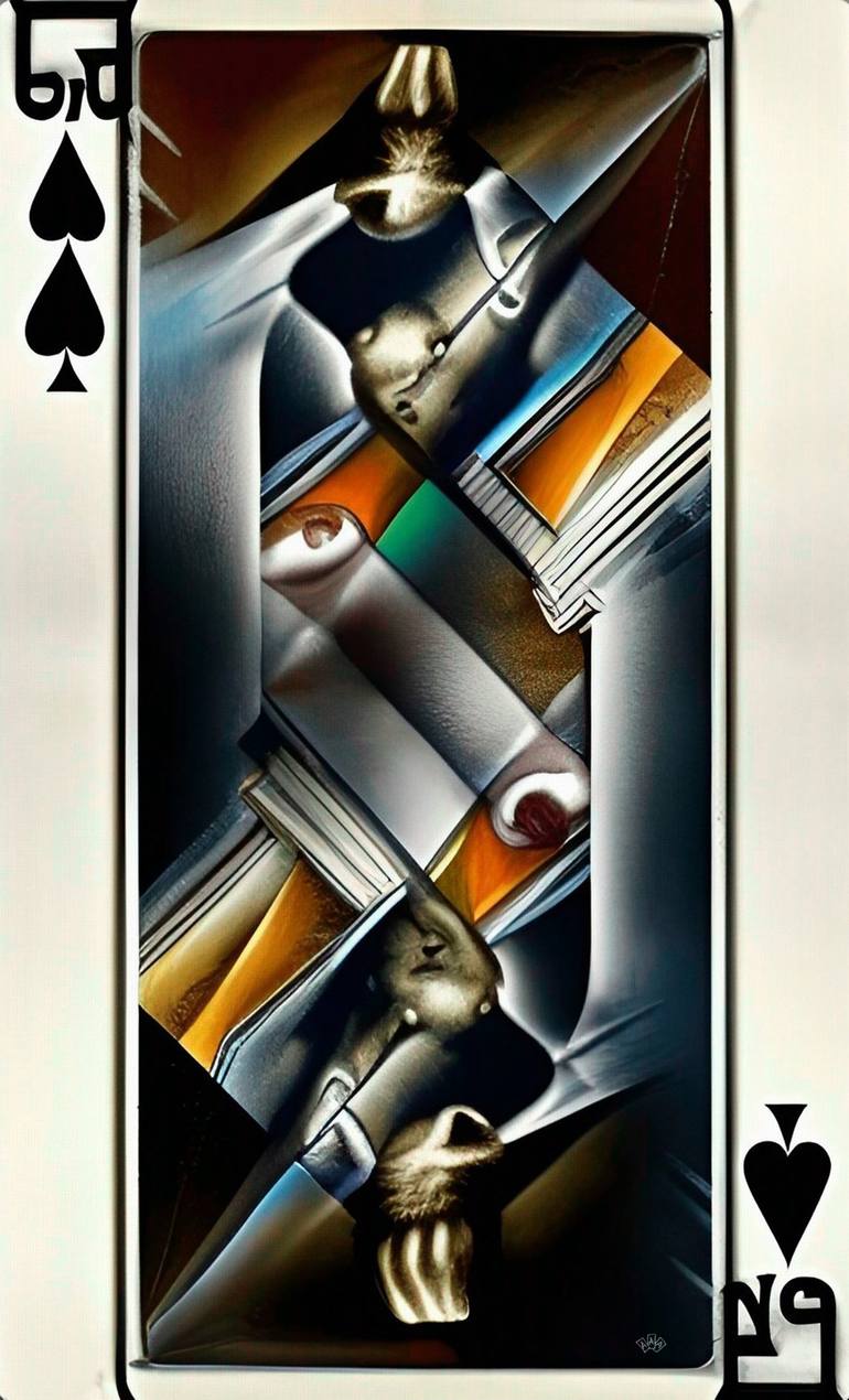 Winning card Painting by Anna Alekberova | Saatchi Art
