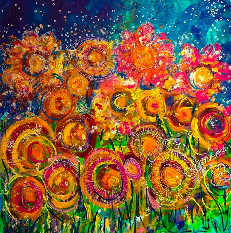 Mayhem Painting by Joanne Meurer | Saatchi Art