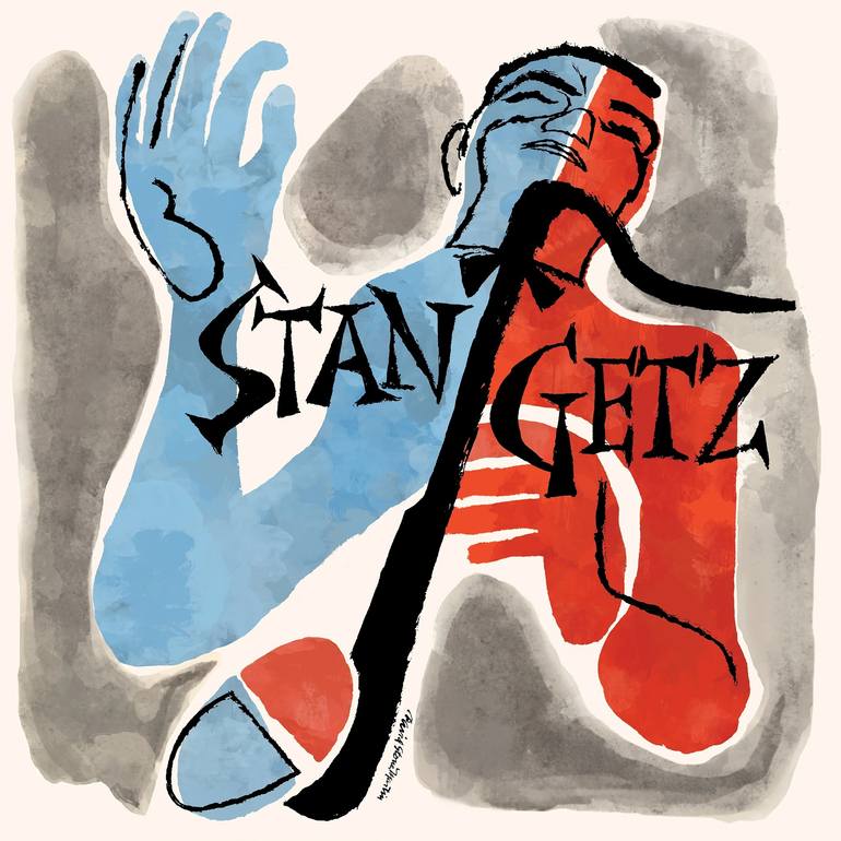 Stan Getz at The Shrine Printmaking by Vincent Gerard | Saatchi Art